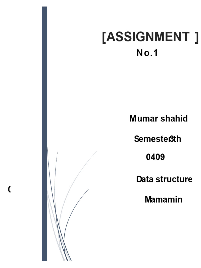 Assigment No 1 | PDF | Object Oriented Programming | Computer Science