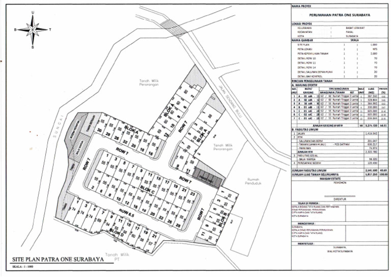 Siteplan Patra-One Surabaya Rev - 02 | PDF