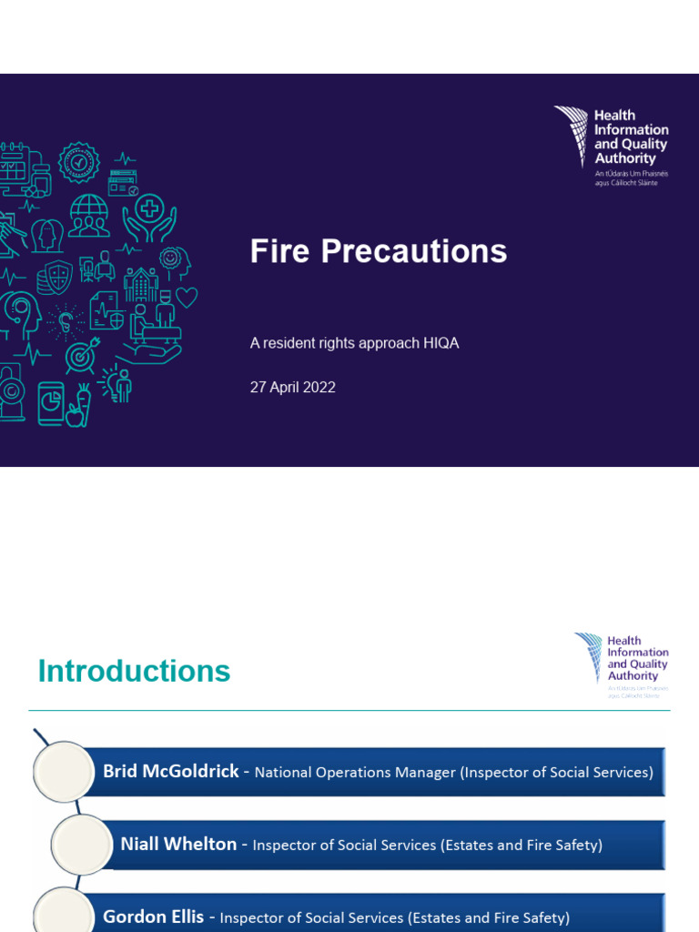Niall Whelton, Brid McGoldrick and Gordon Ellis - Fire Precautions - A ...