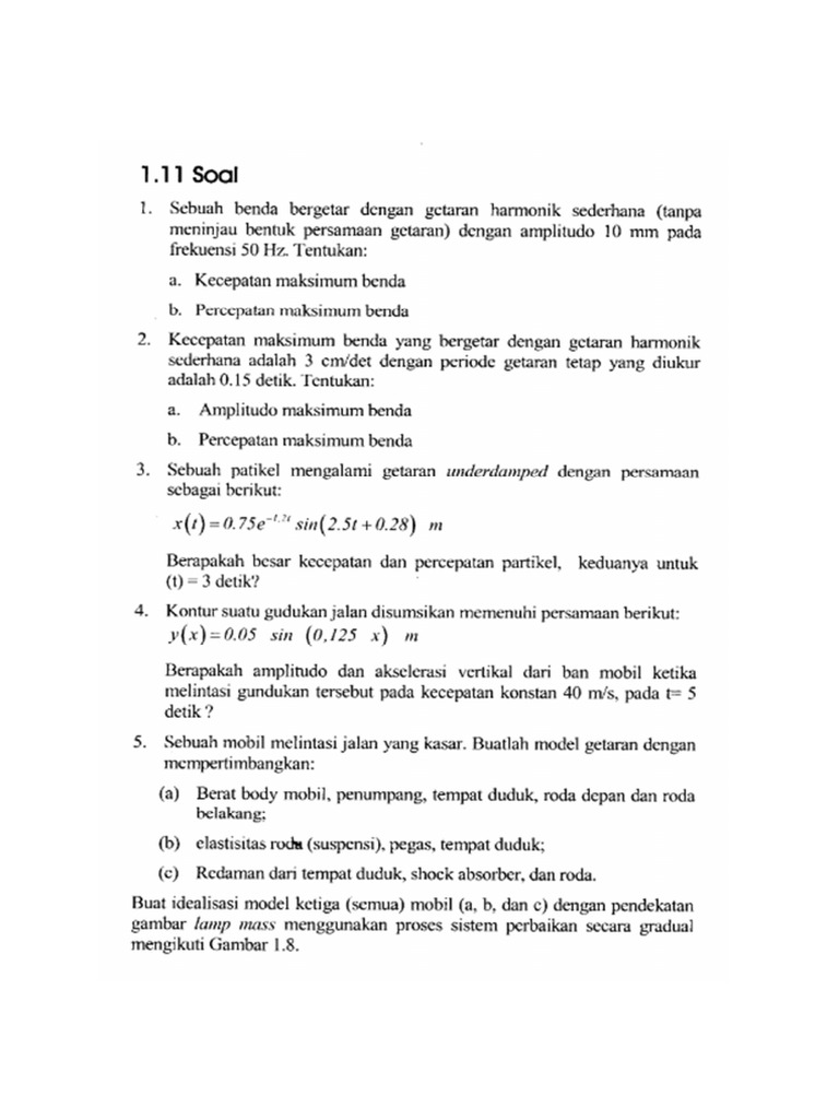 Latihan Soal 1 | PDF