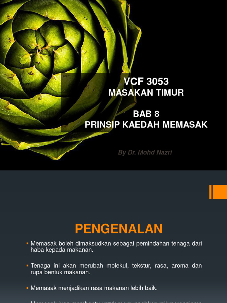 CHAP 8 Prinsip Kaedah Memasak | PDF