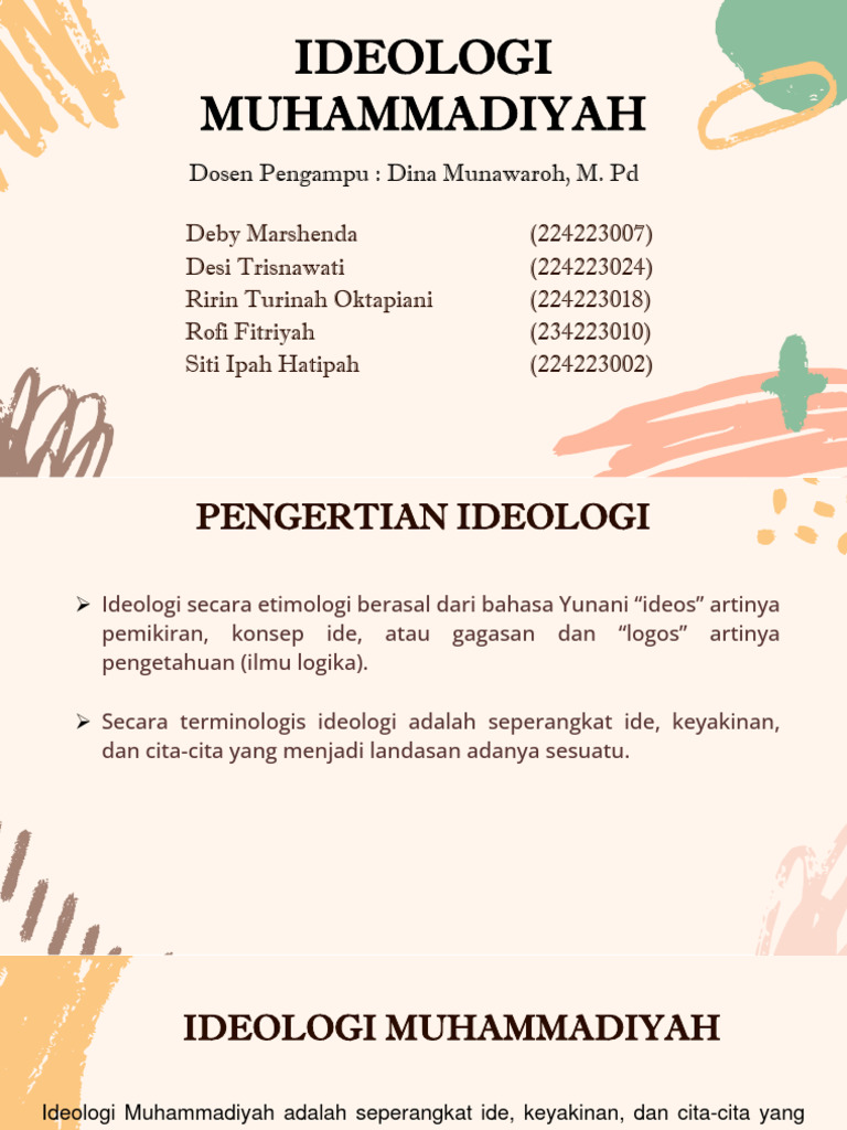 Ideologi Muhammadiyah-1 | PDF
