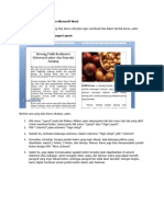 Fungsi Menu File Pada Microsoft Word | PDF | Seni & Disiplin Bahasa | Komputer