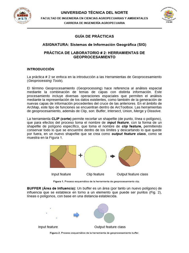 Sig Guia Practica 2 Geoprocesamiento | PDF | Informática Sig Guia Practica 2 Geoprocesamiento | PDF | Informática
