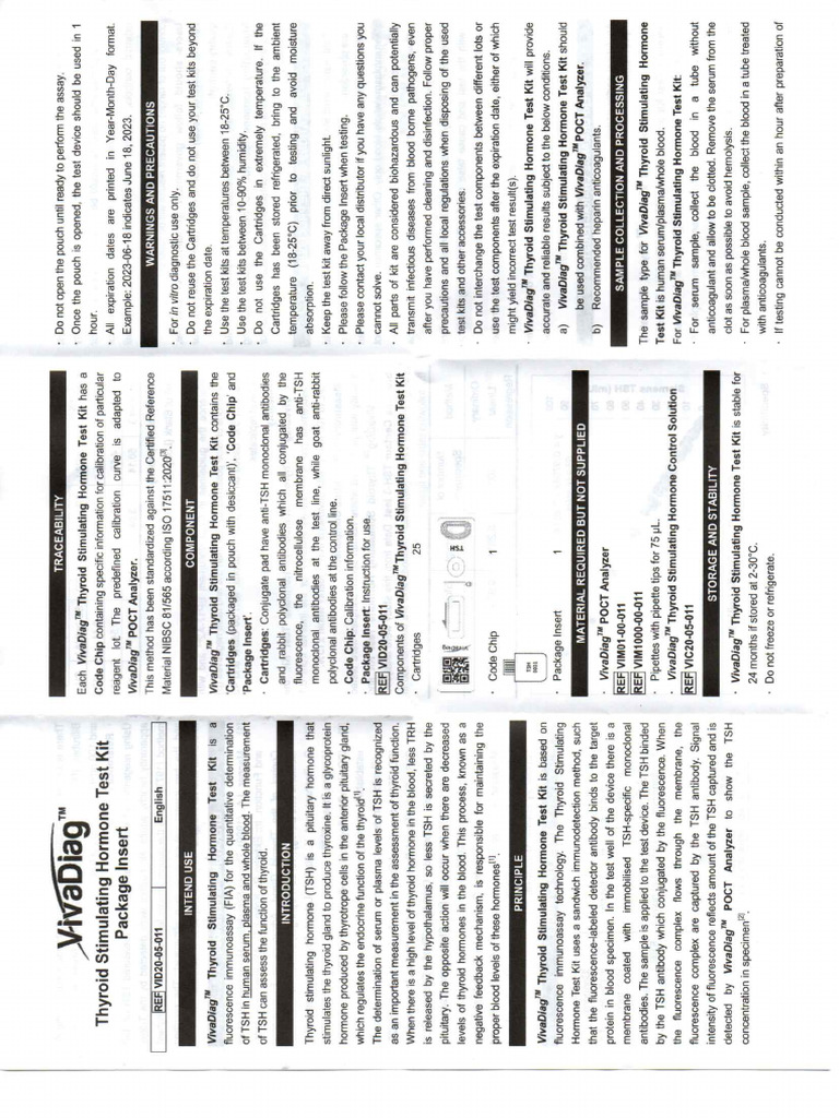 TSH - KIT INSERT | PDF