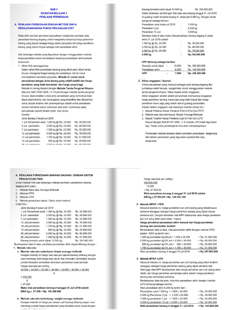 Modul Mengelola Kartu Persediaan | PDF
