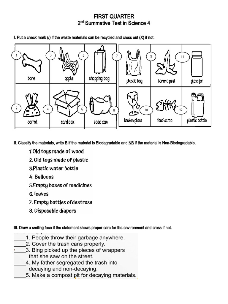 Summative Science 3RD | PDF