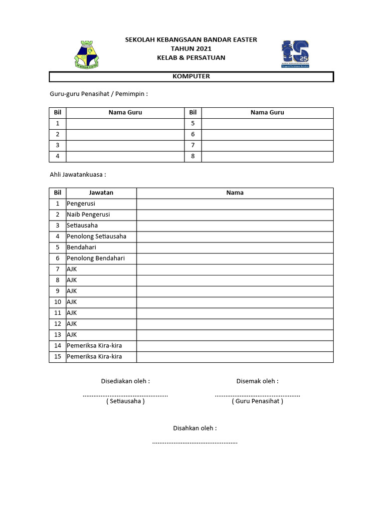 Contoh Penulisan Laporan Unit Beruniform | PDF