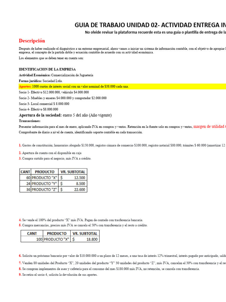 Unidad | PDF | Contabilidad | Al por menor