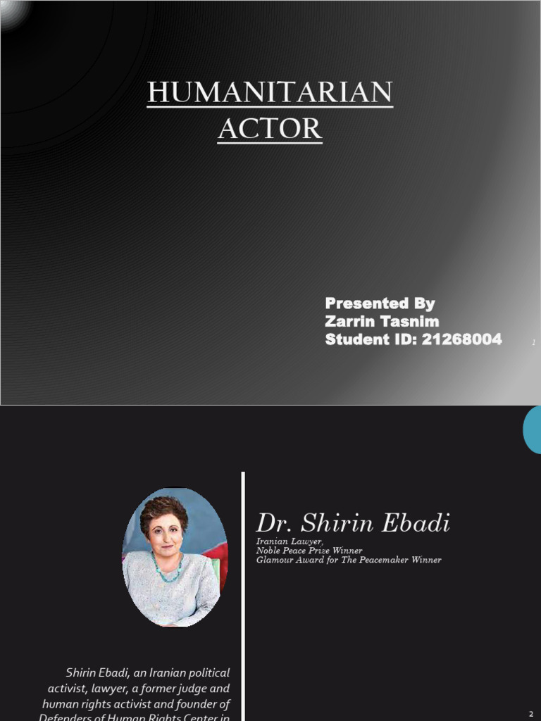 Shirin Ebadi: Champion for Human Rights | PDF | Human Rights ...