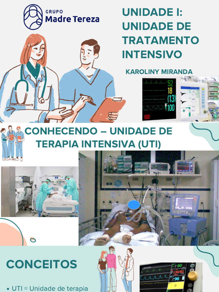 Aula 01 UTI | PDF | Unidade de Tratamento Intensivo (UTI) | Enfermagem