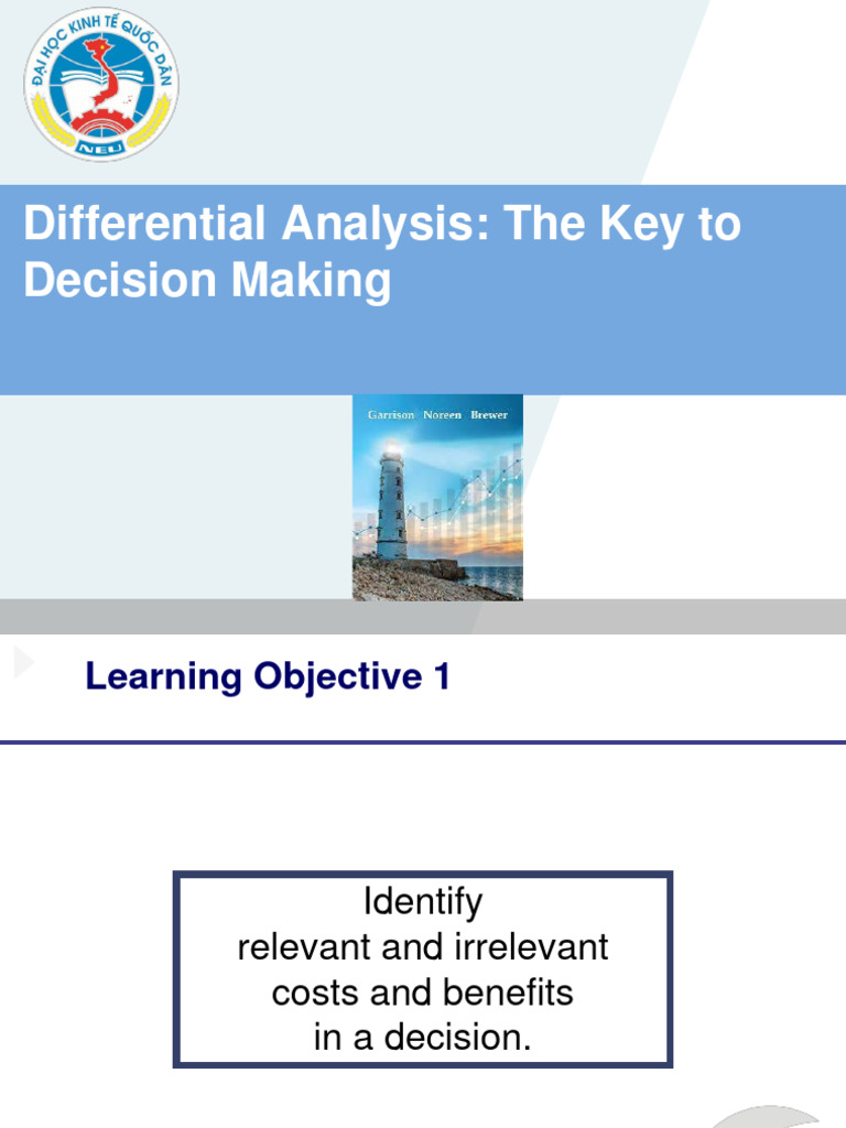 Differential Analysís | PDF | Cost | Marginal Cost