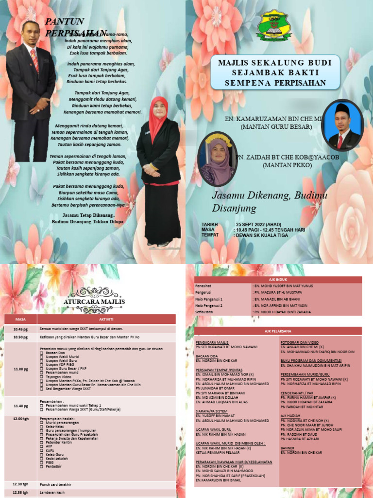 Pantun Perpisahan Sekolah SKKT | PDF