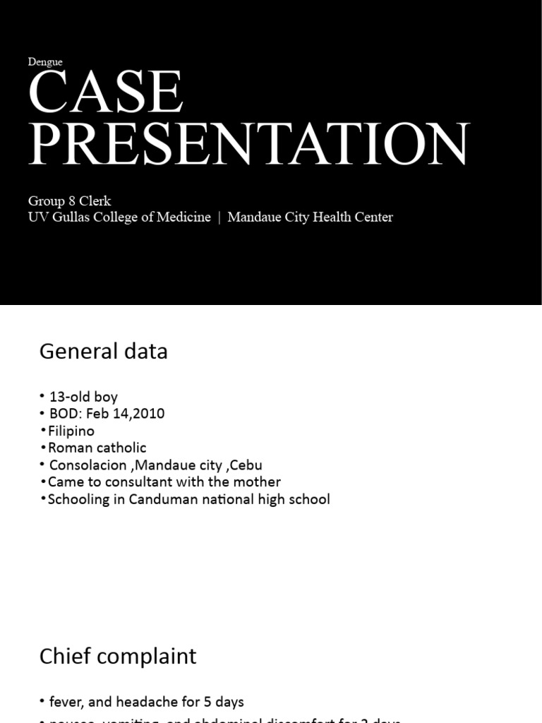 PCM Case Presentation | PDF | Public Health | Health Sciences