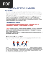 El Voleo y Tipos de Voleo en El Volibol | PDF | Vóleibol | Entretenimiento