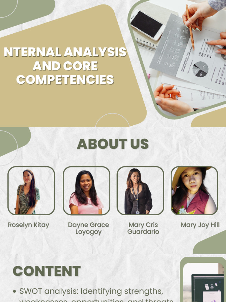 Internal Analysis and Core Competencies | PDF | Competitive Advantage ...
