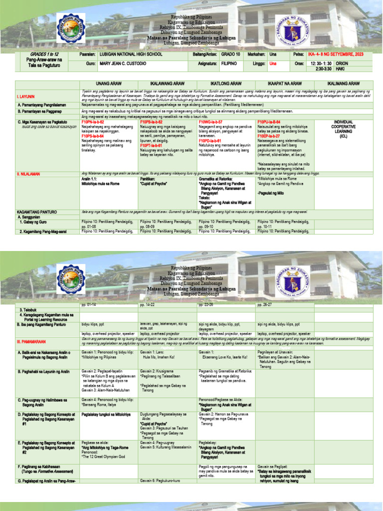 Aralin 1.1 G10 | PDF