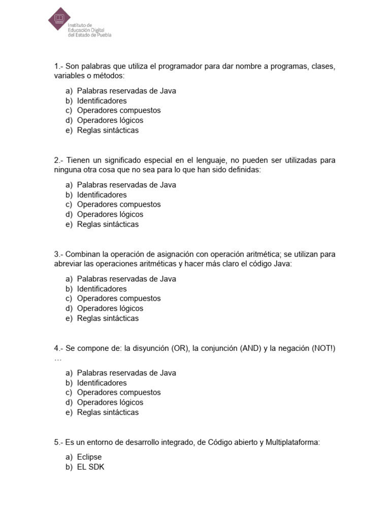 E Programación Orientada A Objetos Ii 1 Descargar Gratis Pdf Objeto Informática Java