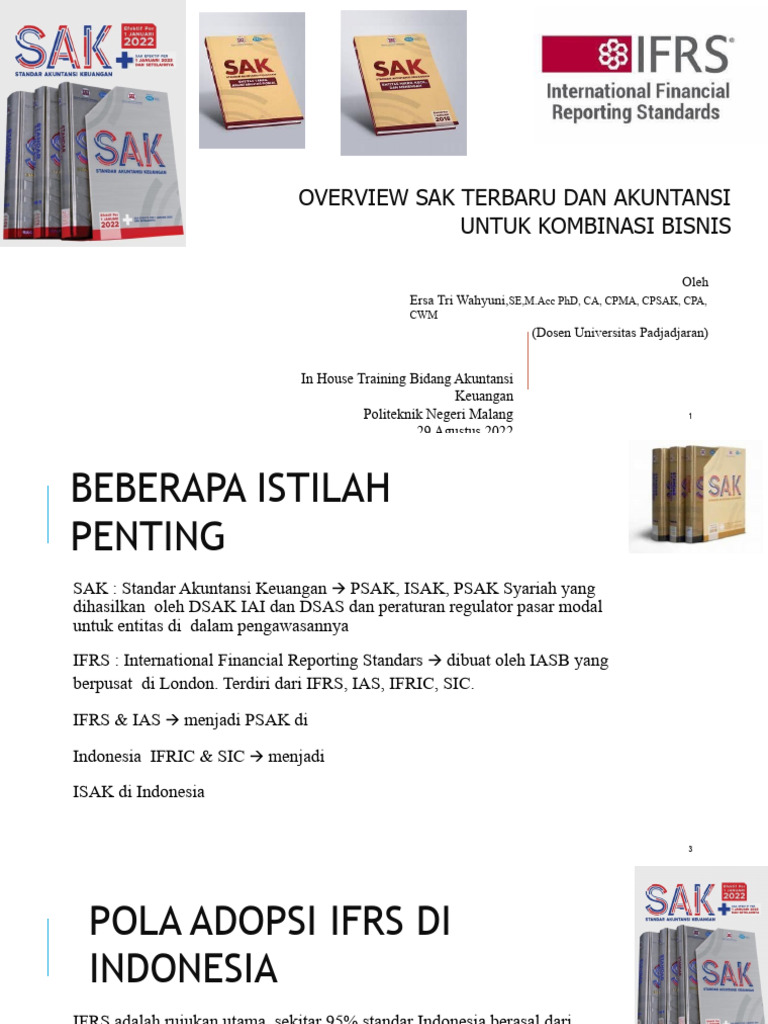 Materi Overview Sak Terbaru Dan Akuntansi | PDF