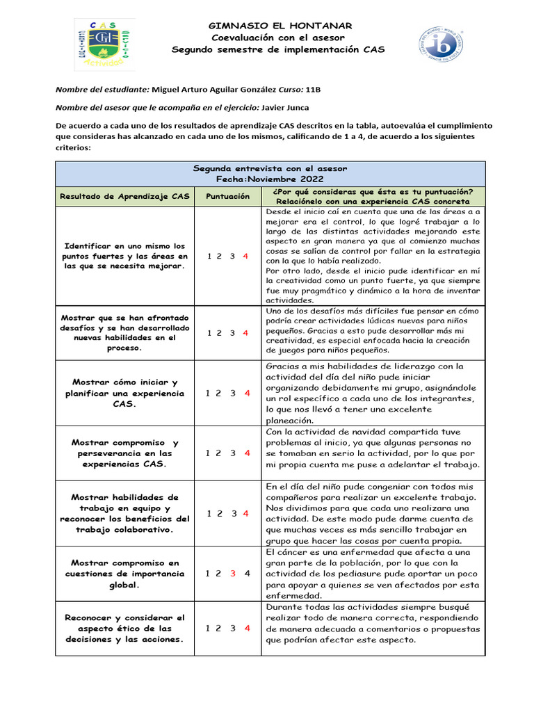 Segunda Entrevista Con El Asesor 2023 | PDF | Creatividad