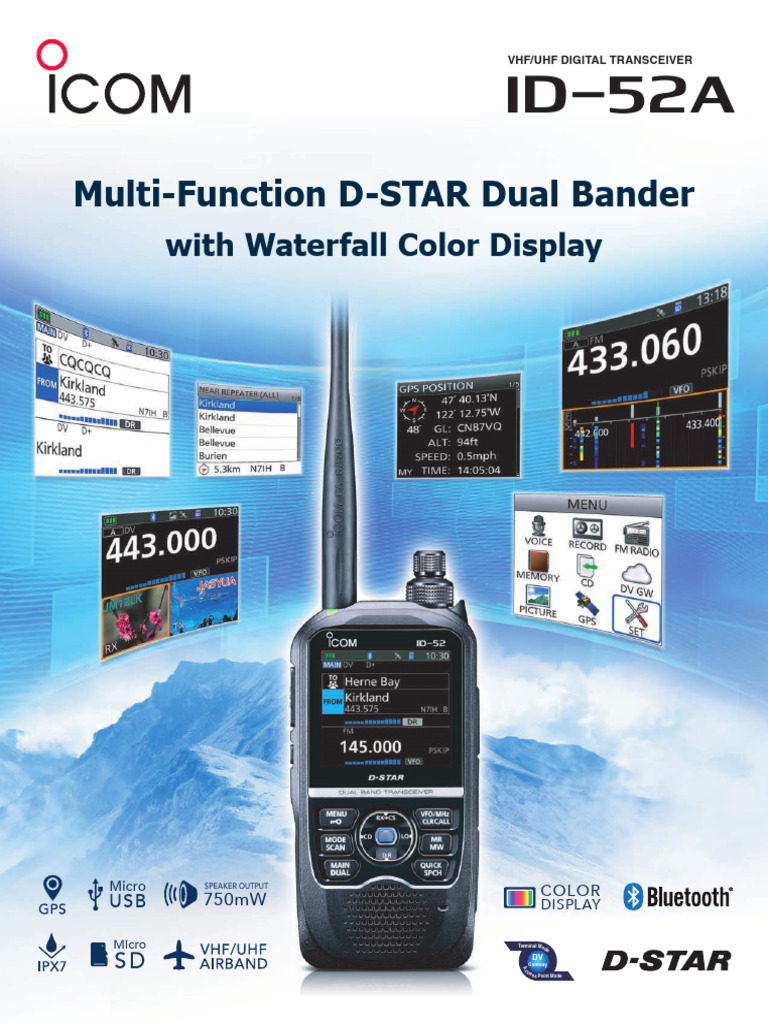 ID 52A Product Brochure 112021 | PDF | Bluetooth | Very High Frequency