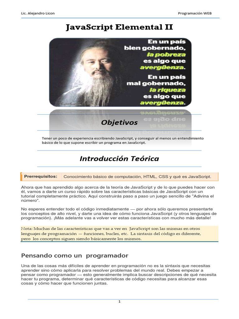 TEO JavaScript-2 | PDF | Script Java | Programación de computadoras