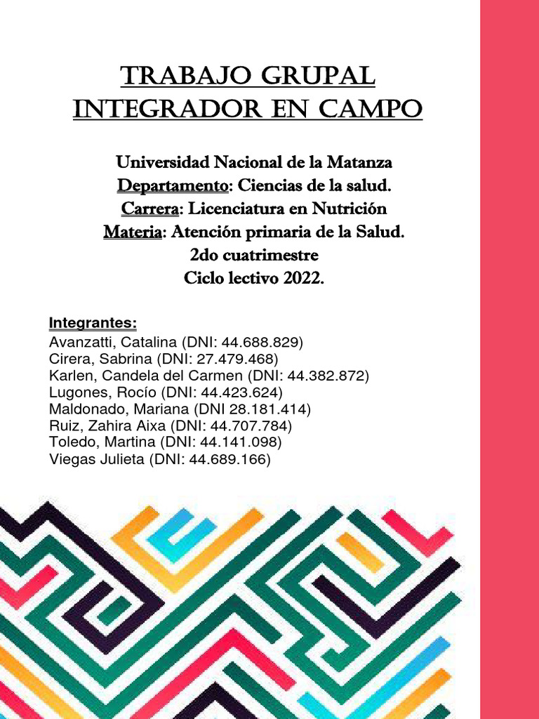 Tpgrupal Aps Final | PDF | Comportamiento | Alimentos