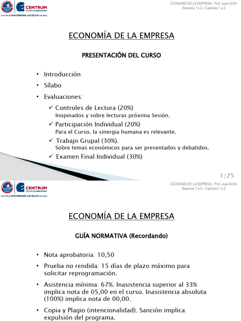 Micro Parkin y Loria 9ed Cap 1 Al 2 | PDF | Negocios económicos | Business
