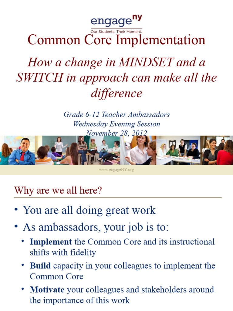 Common Core Implementation | PDF | Mindset | Behavioural Sciences