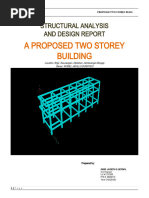 Sample Structural Analysis For Building Permit Application - 2 Storey Dwelling | PDF ...