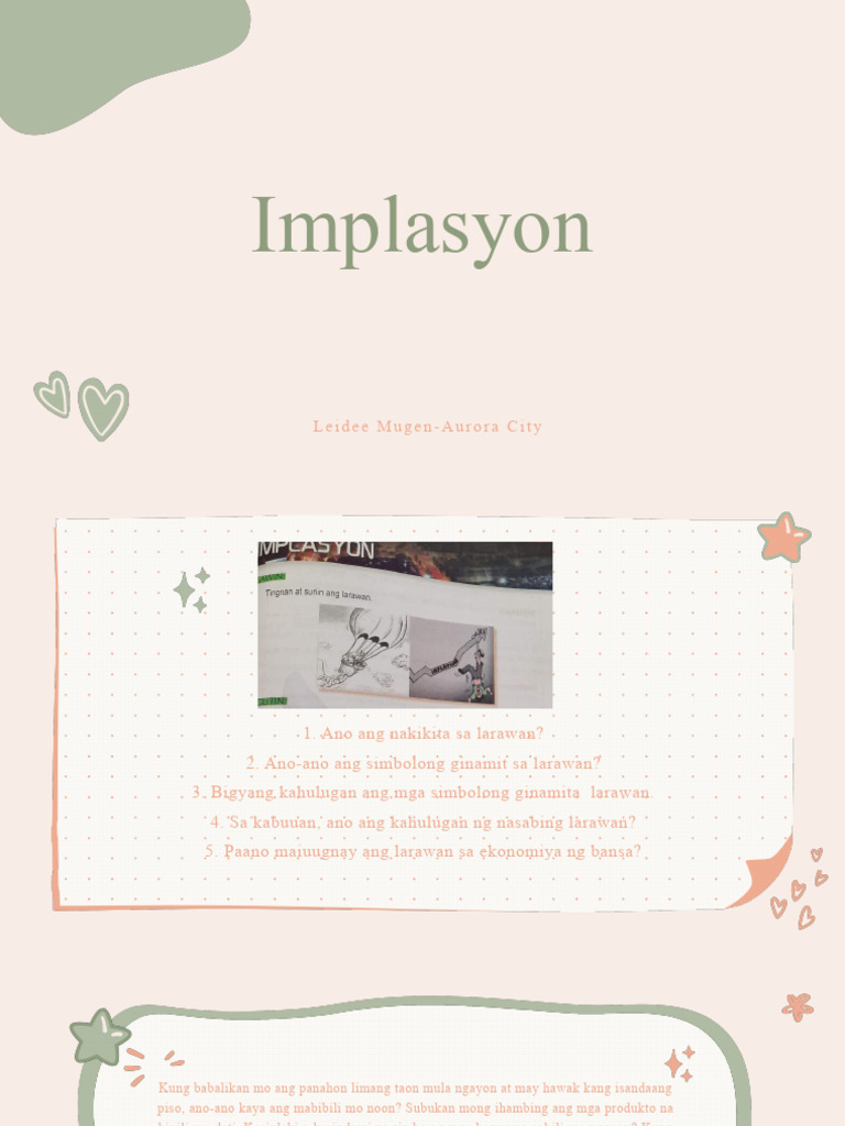Implasyon 1 | PDF
