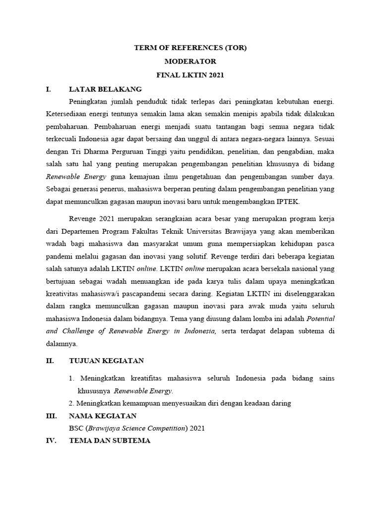 Tor Moderator Final Salinan | PDF