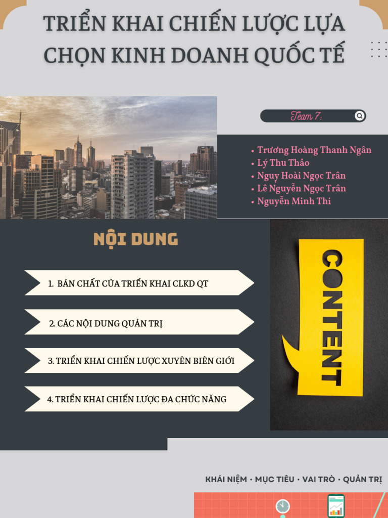 TRIỂN KHAI CHIẾN LƯỢC KDQT 1 | PDF