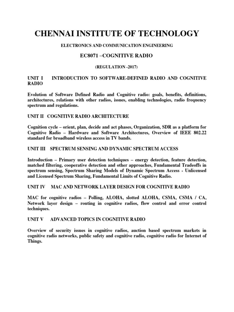 CR Unit Notes 1 To 5 New | PDF