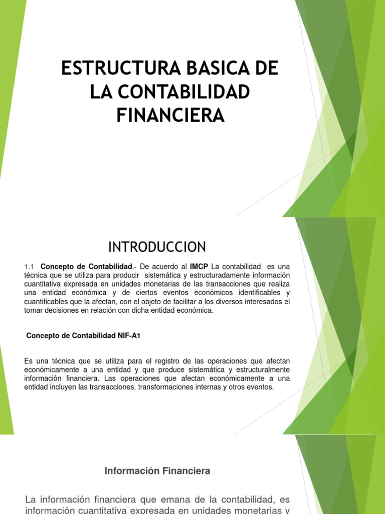 Estructura Basica de La Contabilidad Financiera | PDF | Contabilidad | Impuesto sobre la renta