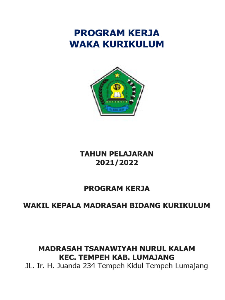 Program Kurikulum Nukal Tempeh | PDF