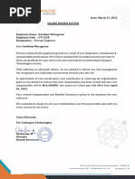 Salary Certificate Format With CTC Letterhead | PDF