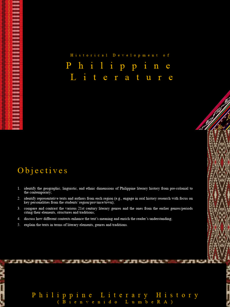 Phil Lit Hist | PDF | Philippines