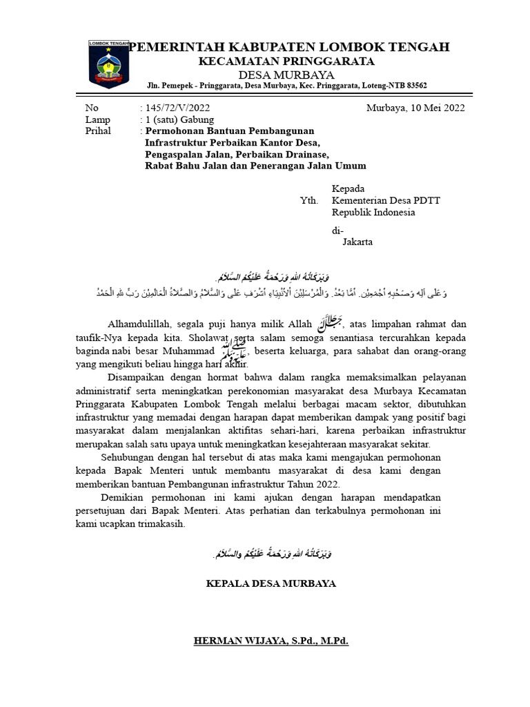 Proposal Infrastruktur | PDF