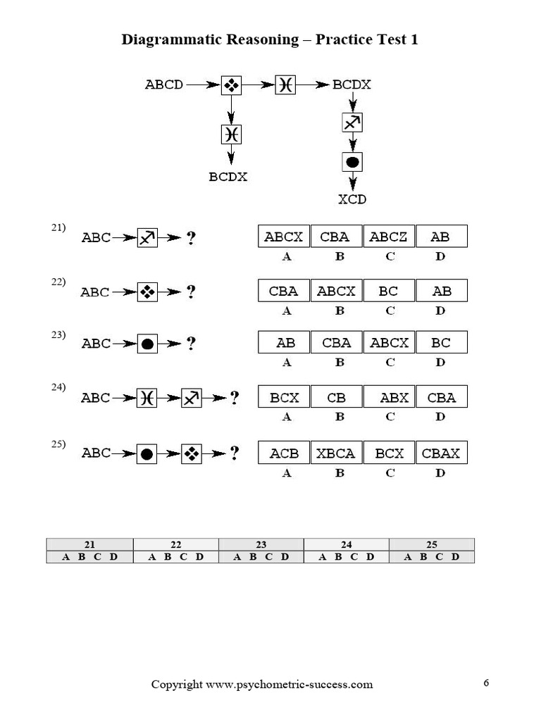 Diagrammatic Reasoning Test | PDF | Property Law | Business Law