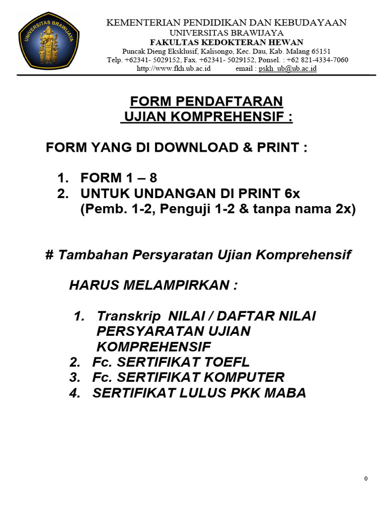 Formulir Kompre Fix | PDF | Kesehatan Holistik | Sains & Matematika