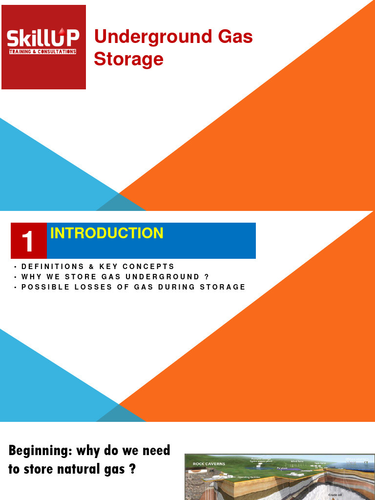 Underground Gas Storage | PDF | Petroleum Reservoir | Natural Gas Storage