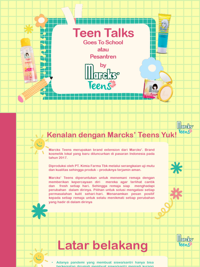 Proposal Marcks Teens Goes To School Pesantren | PDF
