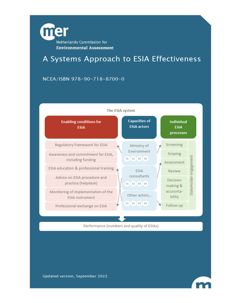 Systems Approach to ESIA Effectiveness | PDF | Environmental Impact ...