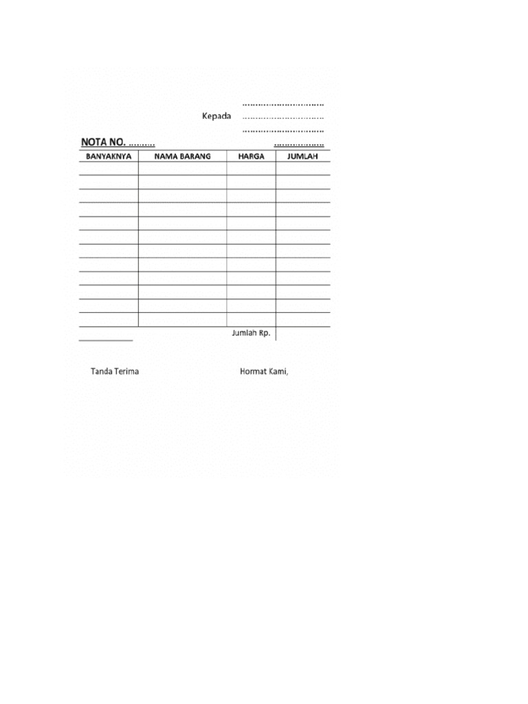 Contoh Nota | PDF