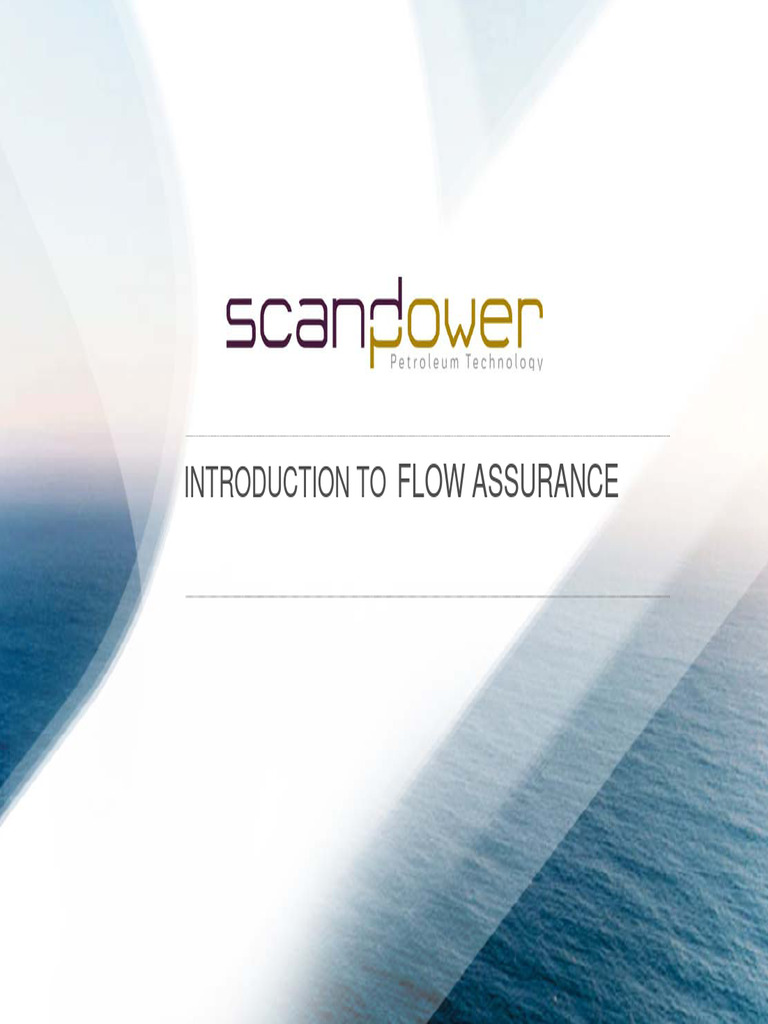 3 Intro To Flow Assurance Upd | PDF | Chemistry | Mechanical Engineering