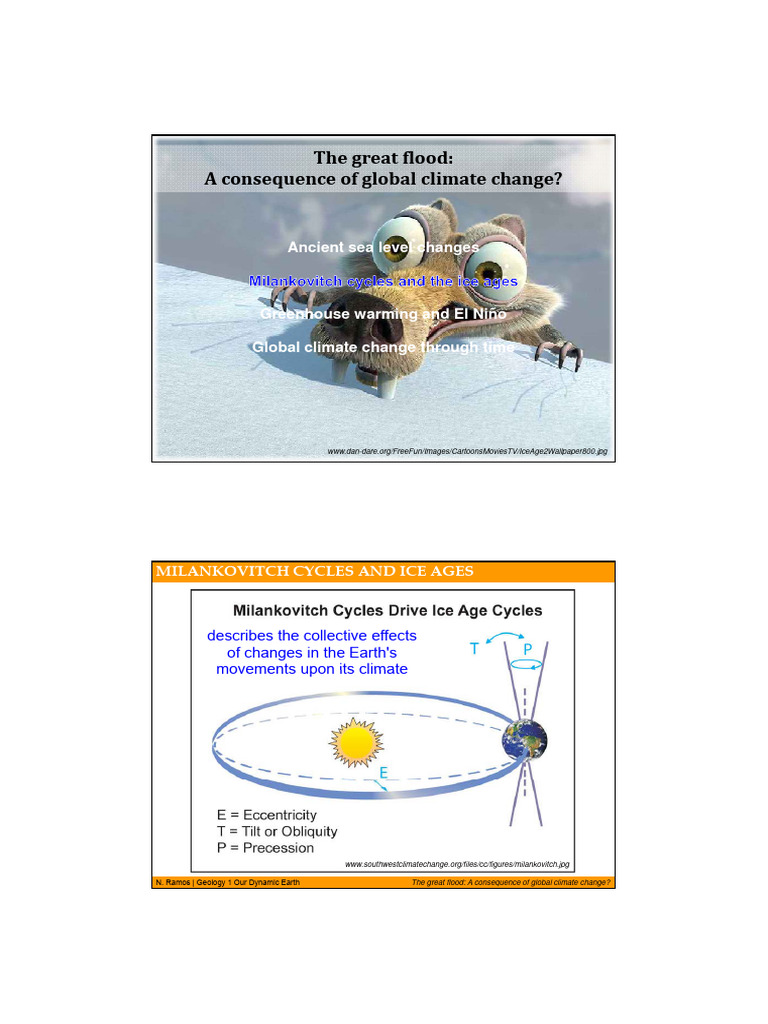 IIIb Milankovitch Cycles and The Ice Ages | PDF | Ice Age | Earth