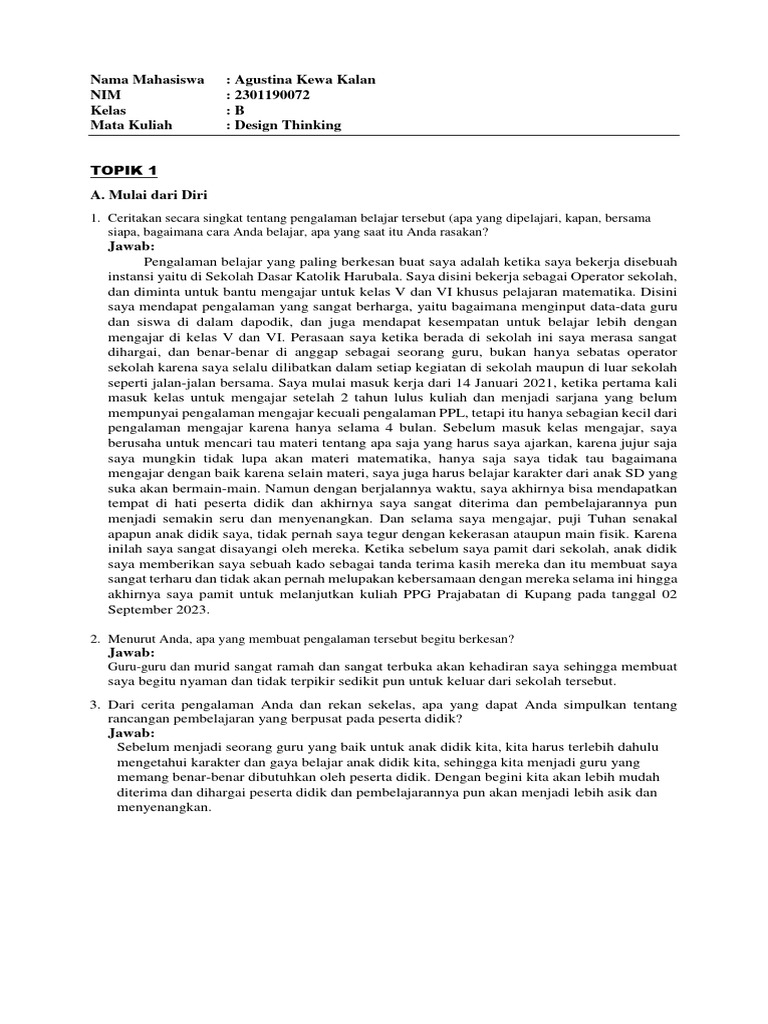 Mulai Dari Diri Sendiri | PDF | Karier & Perkembangan