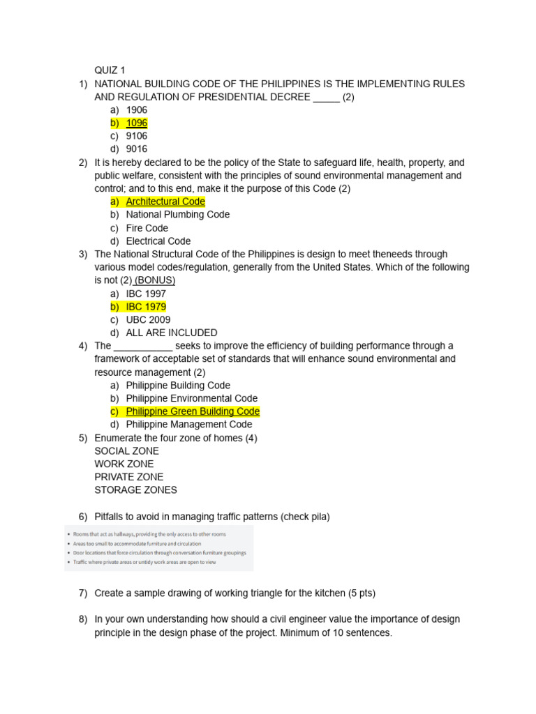 BSD Reviewer | PDF | Building | Civil Engineering