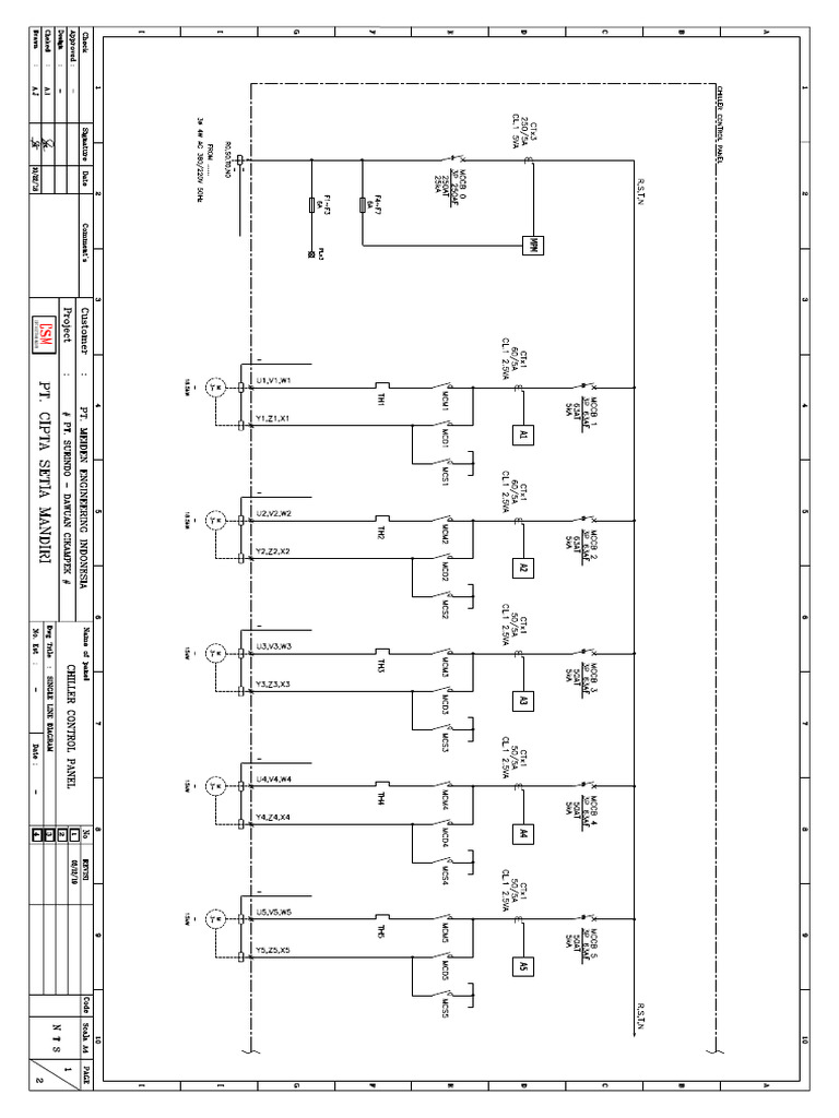 Chiller Control Panel. Rev1 | PDF